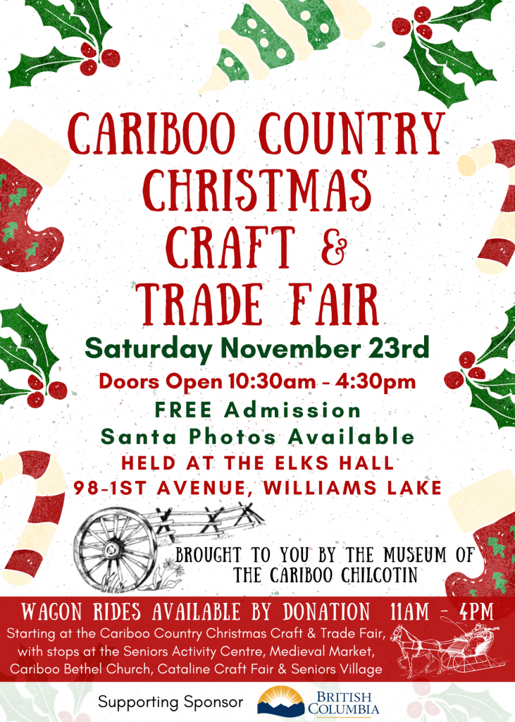 Craft Fair Poster – Museum of the Cariboo Chilcotin